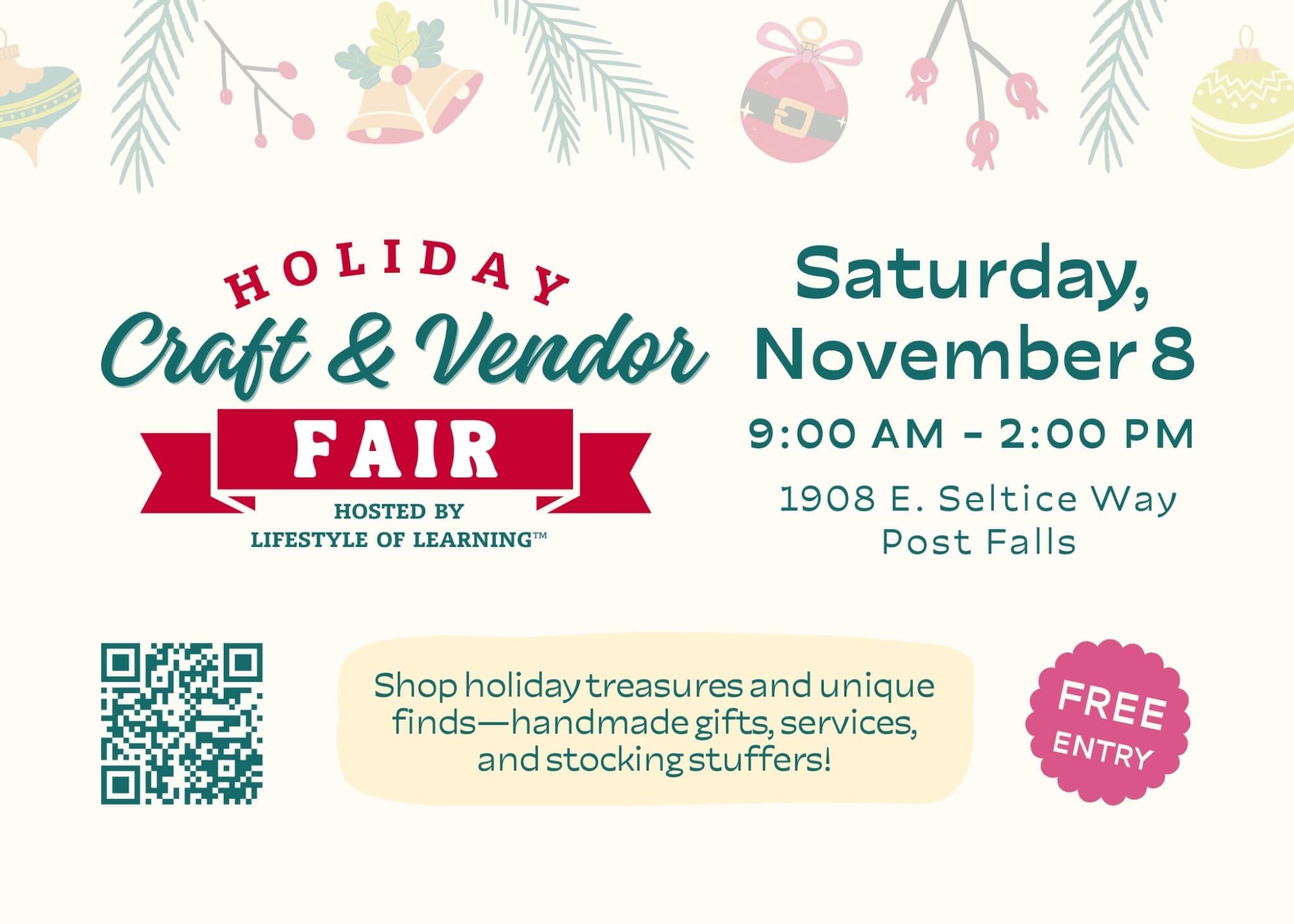 Holiday Craft and Vendor Fair | Visit Coeur d'Alene